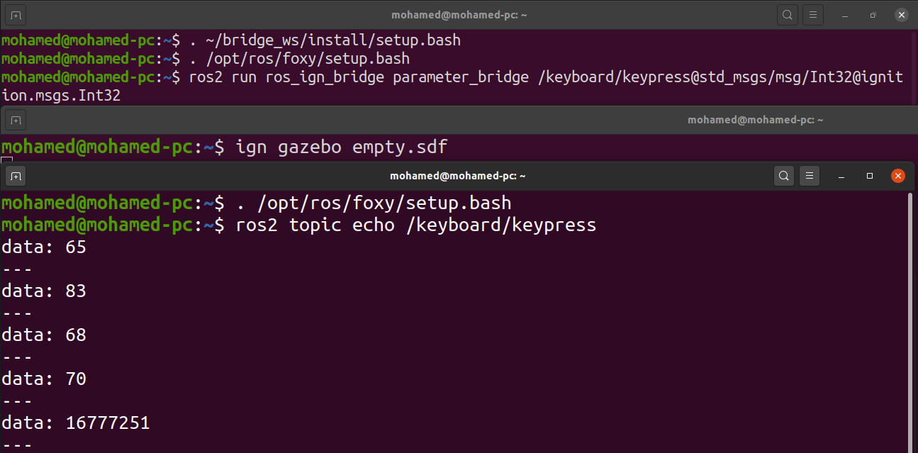 ROS 2 Integration — Gazebo dome documentation
