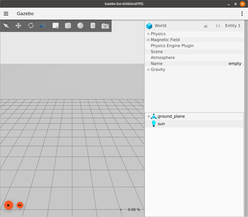 Spawn URDF — Gazebo edifice documentation